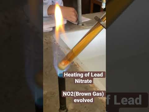 Heating of lead Nitrate| Class 10 | Decomposition reaction| CBSE| NCERT|