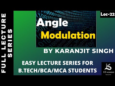 Angle Modulation Video Lecture - Electronics and Communication ...
