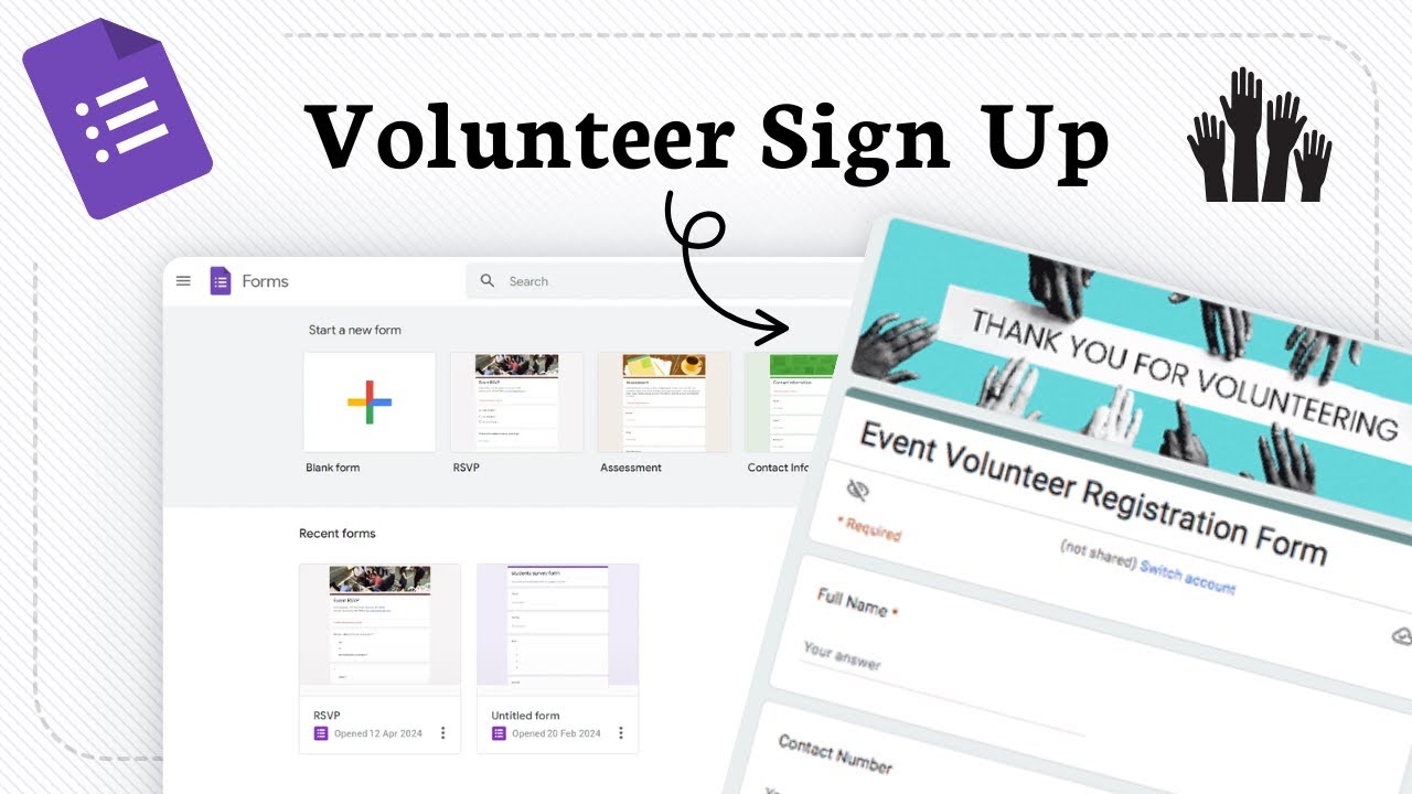 How to Create a Volunteer Sign up Sheet Google Forms