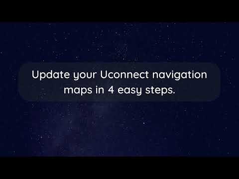 How to Install Uconnect Navigation Map Update | Uconnect Map Update | Uconnect Navigation Maps