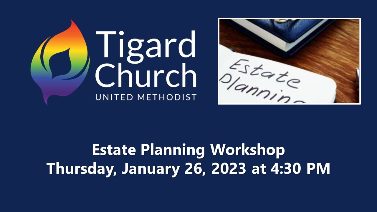 Estate Planning Basics Workshop (Thursday, January 26, 4:30 PM)