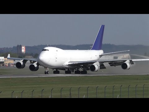 Aerotranscargo Boeing 747 landing at Graz Airport | ER-BBJ