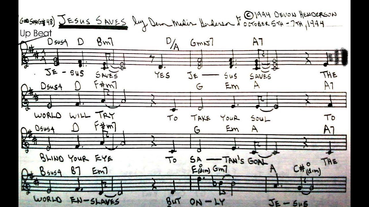 GodSong#48-Jesus Saves{SynthSolo}(c)1994&2017Devon Marlin Henderson-devon@keys
