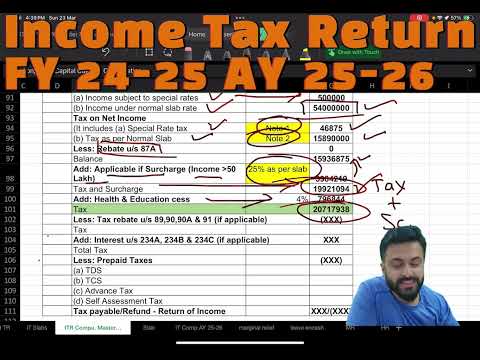📢 How to Calculate Income Tax for FY 2024-25 (AY 2025-26) | Individual & HUF | Income Above ₹5 Crore