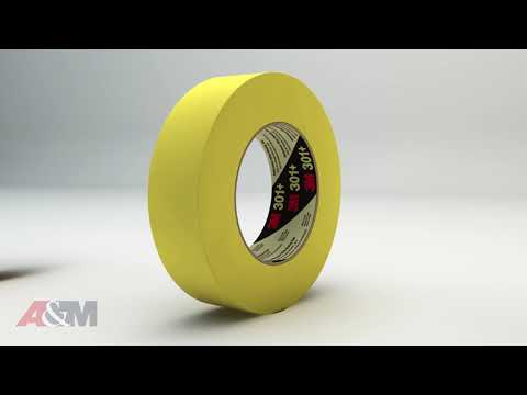3M +301 Performance Yellow Masking Tape