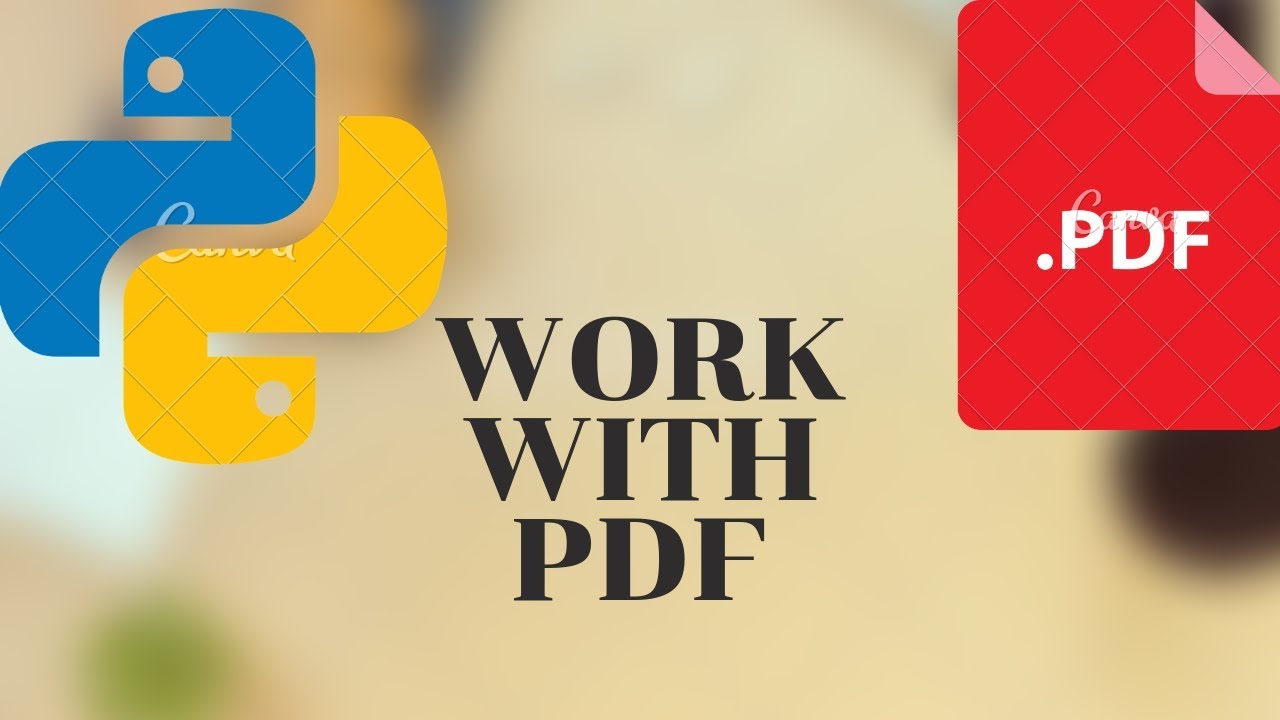 Work With PDF Using Python