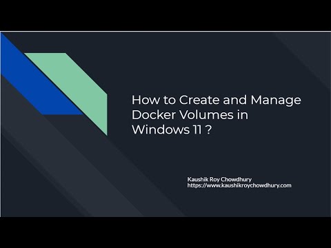 Learn How to Create and Manage Docker Volumes in Windows 11 - Mind Luster