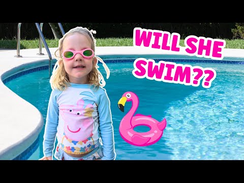 Angie Learns to Swim!....Maybe