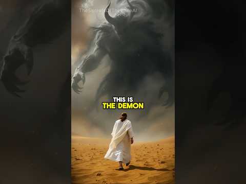 The Demon Who Tempted Jesus in the Desert #god #bible #jesus #faith #christianity #shorts #history
