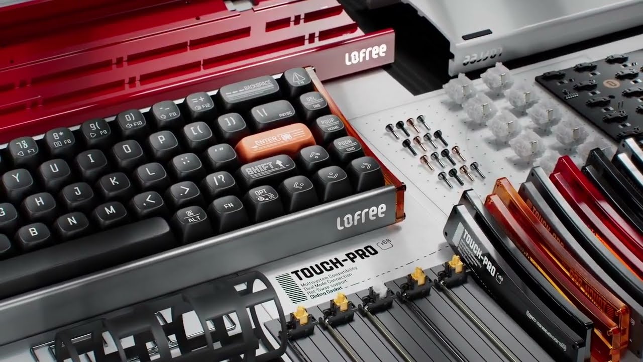 Unlocking the Future: 3D Keyboard Animation Showcase