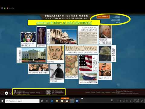Resources for Online Citizenship Classes