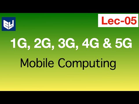 1g 2g 3g 4g 5g technology | MC | Mobile Computing | Lec- 05 | Bhanu Priya