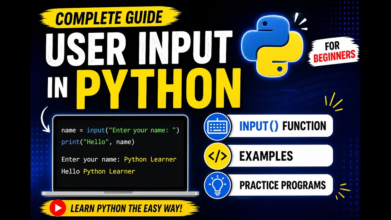 Userinput  in Python beginner friendly