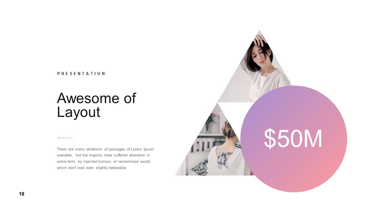 Colorful Geometric business Presentation PowerPoint template