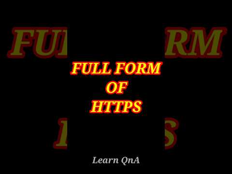 Full Form of HTTPS #fullform #fullformhttps #https