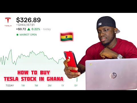 How to buy Tesla stock with 100cedis and make 1,000cedis profit in a…..