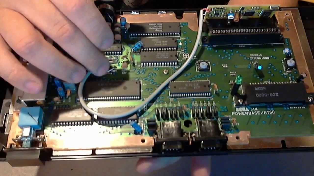 SEGA Master System FM sound mod. How to install an fm sound board on your Master System.