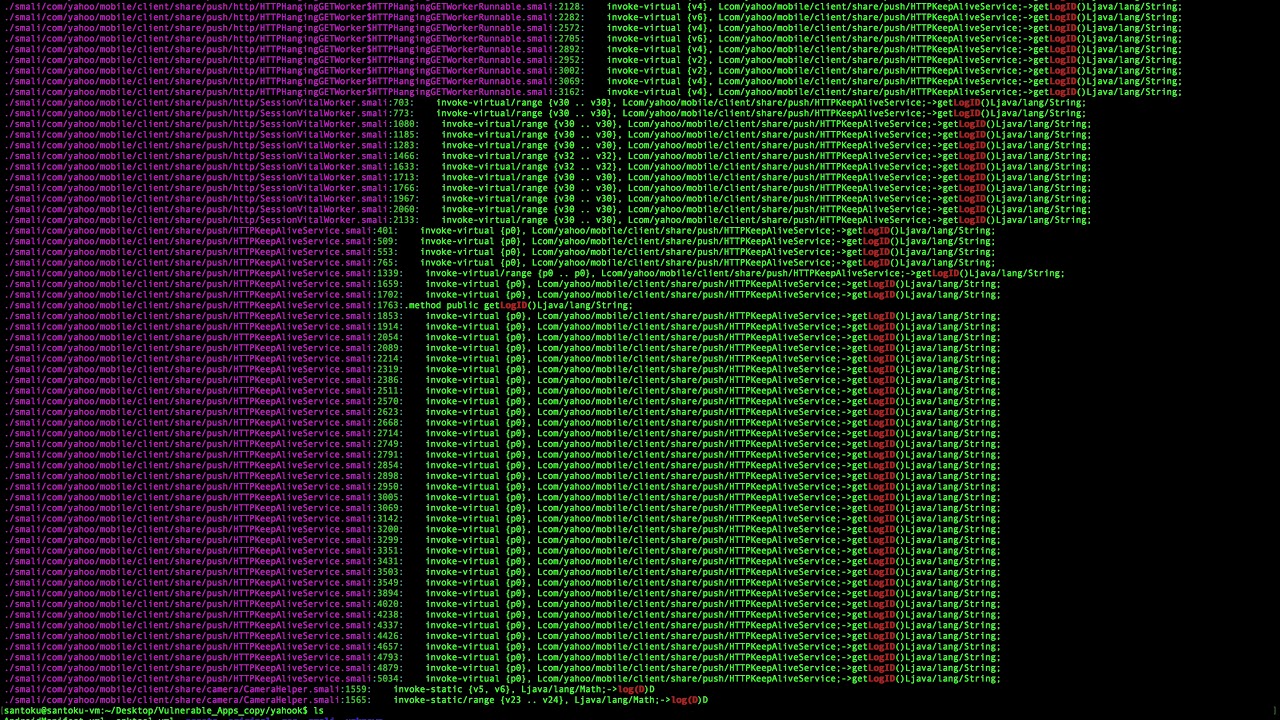 Android Pen-testing - Logging based vulnerabilities