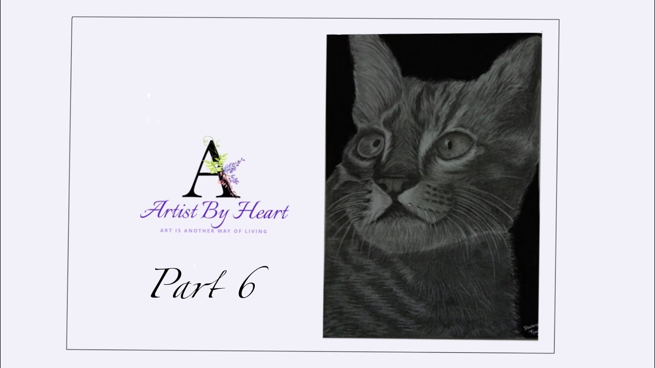 “Hyper realistic cat drawing Part-6”