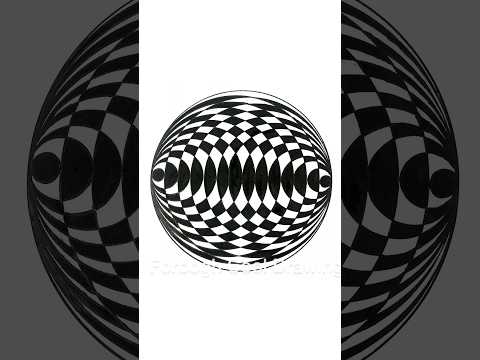 Easy 3D Geometric Illusion Pattern 🌈 #shorts #shortvideos #art #drawing #easy #geometric #3d
