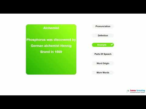 ALCHEMIST - Definition, pronunciation, grammar, meaning - Practice grade 6 vocabulary
