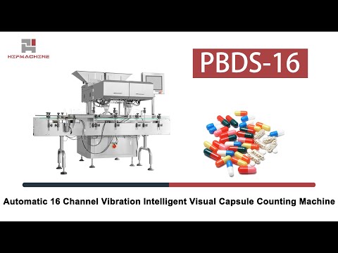 Automatic 16 Channel Vibration Intelligent Visual Capsule Counting Machine PBDS-16