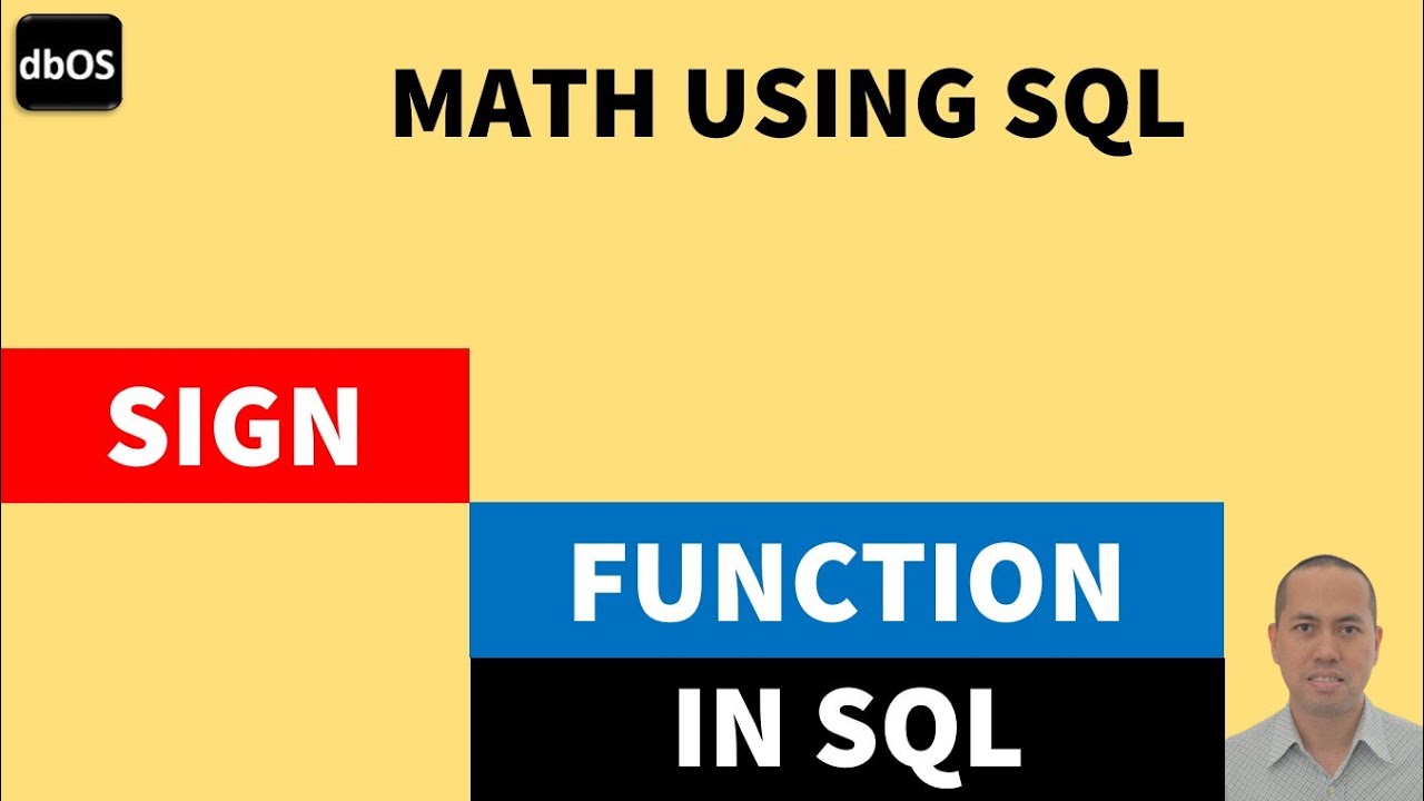 SIGN function in SQL  | SQL SIGN function