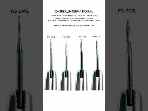FG-699L, FG-700L, FG-701L, FG-702L Tungsten Carbide Burs | Precision Dental Tools for Professionals