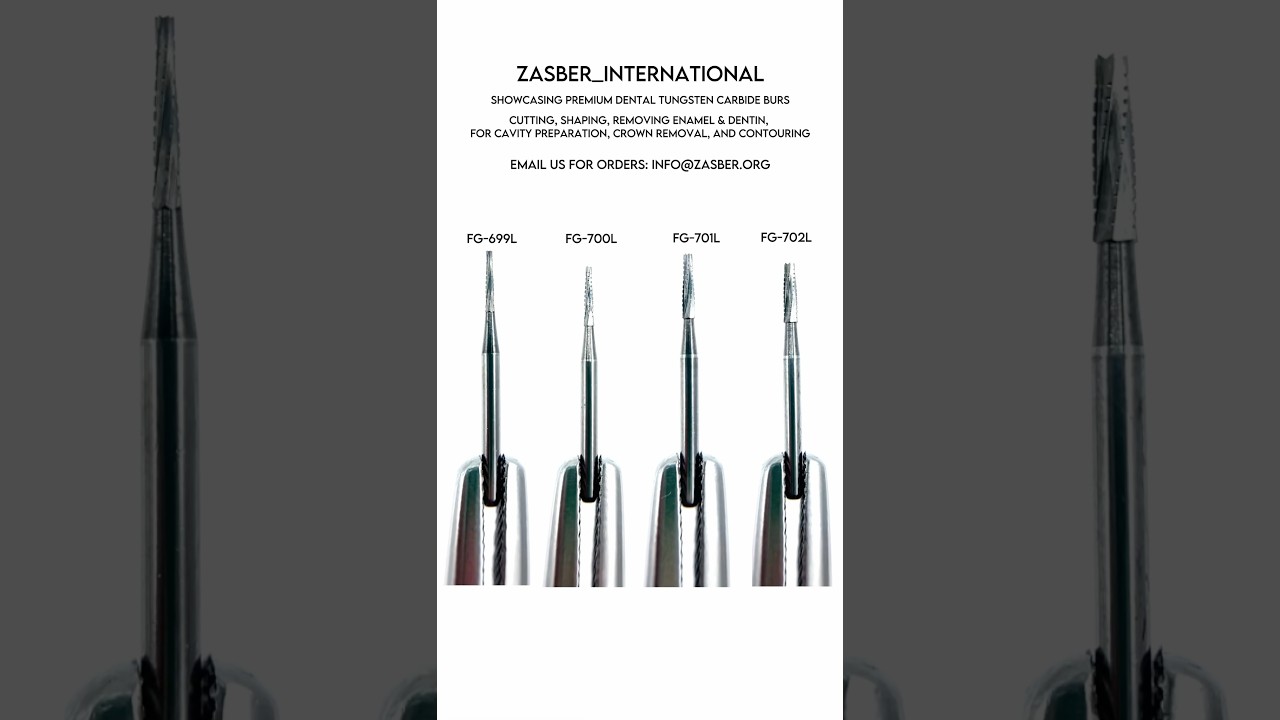 FG-699L, FG-700L, FG-701L, FG-702L Tungsten Carbide Burs | Precision Dental Tools for Professionals
