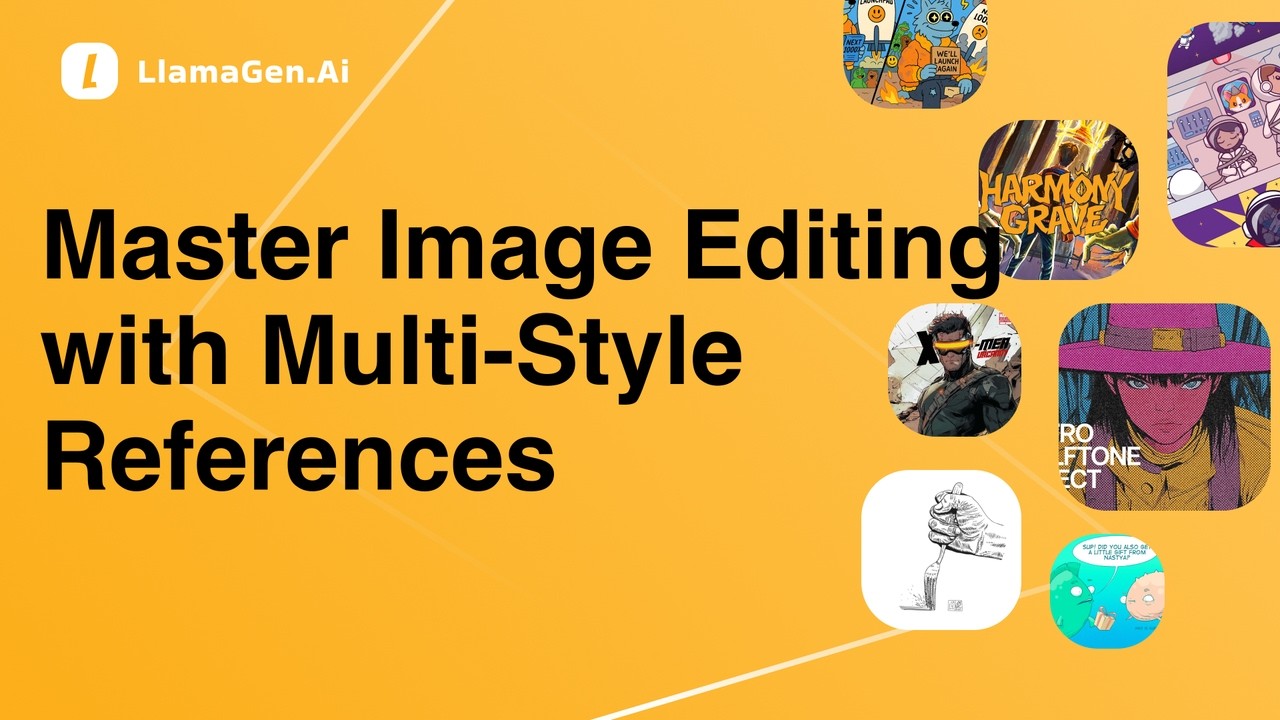 LlamaGen 101: Mastering  Comic Style And Background Consistency with Multi-Image References