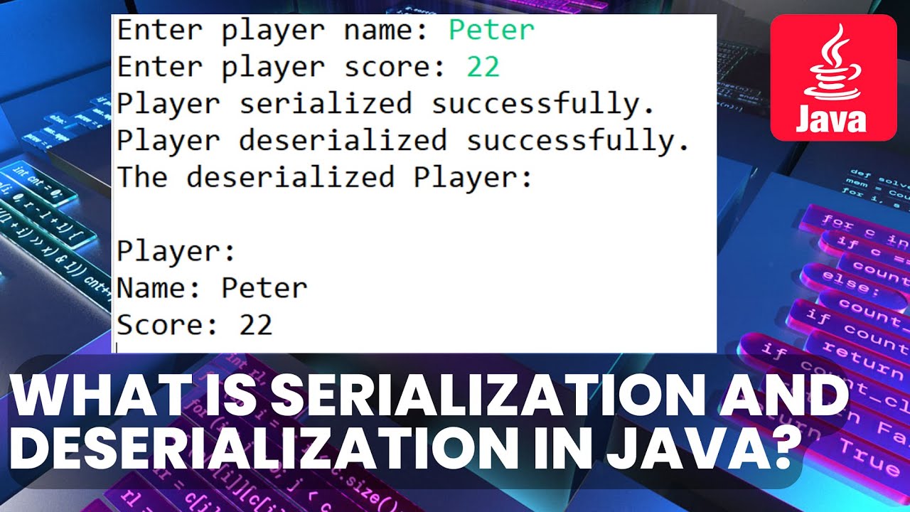 Serialization and Deserialization in Java with example. ObjectInputStream and ObjectOutputStream