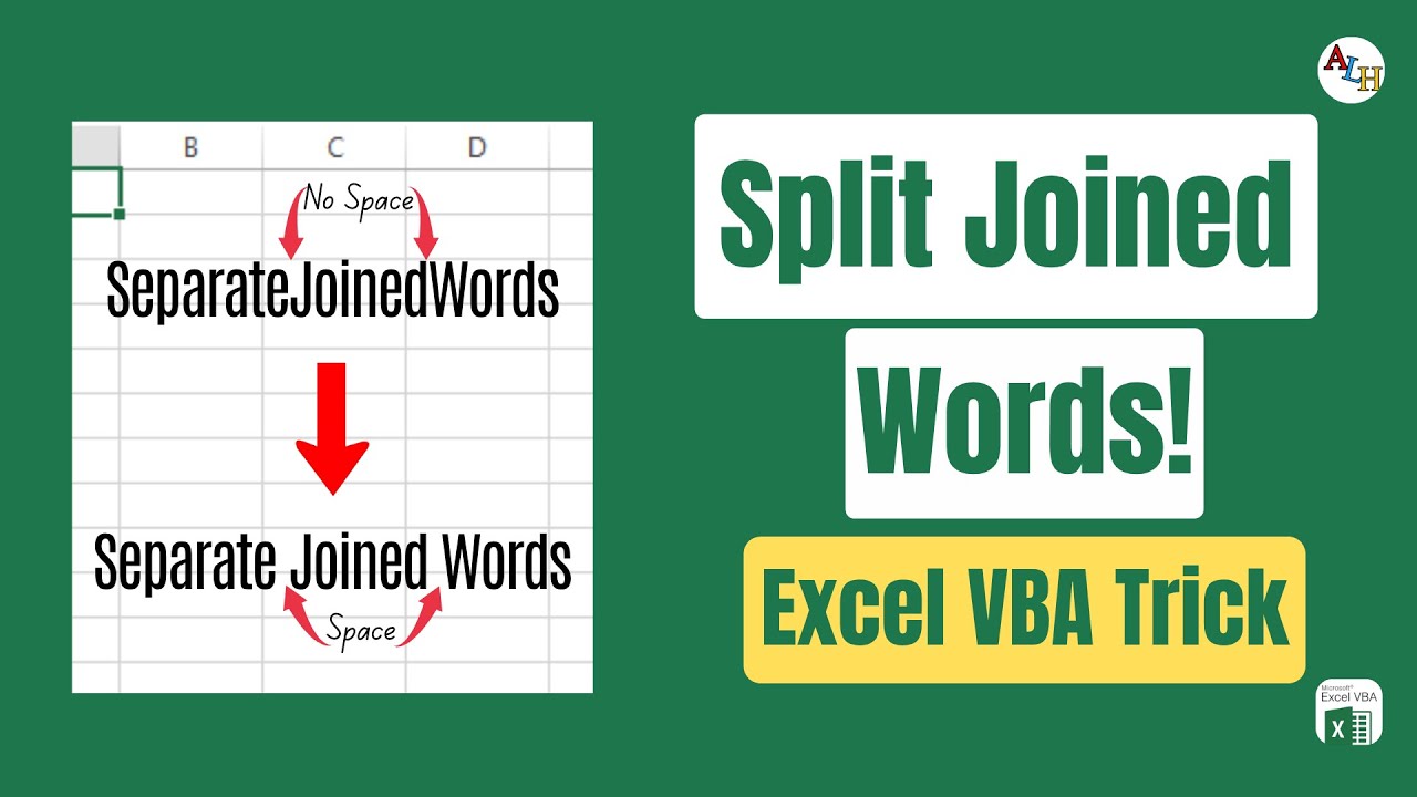 Split Joined Words Where Each Word Starts Uppercase | Pascal Case | Camel Case