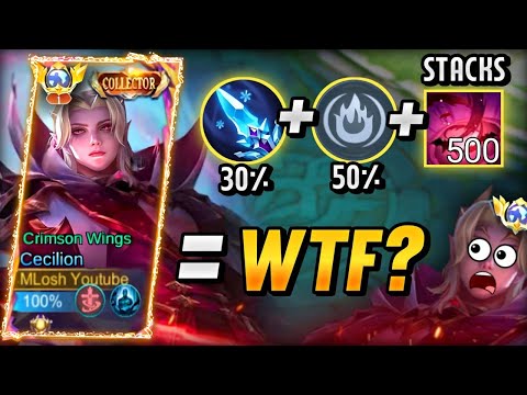 Cecilion Best OP Supportive Build For Easy Win | TOP GLOBAL CECILION BEST BUILD AND EMBLEM