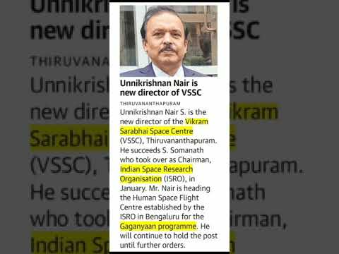 New Director of VSSC