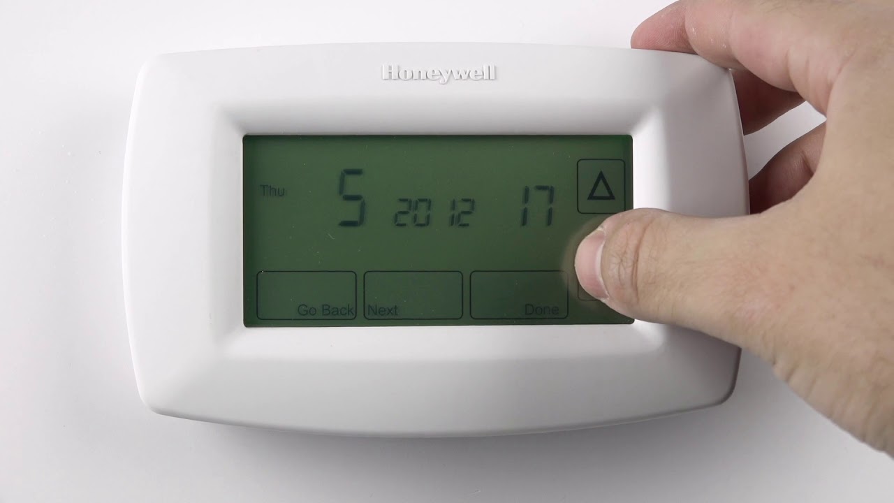 RTH7600D 7-Day Programmable Thermostat - How to Install