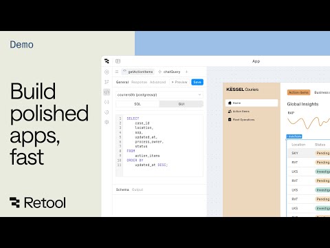 Retool Apps | Build polished apps, fast