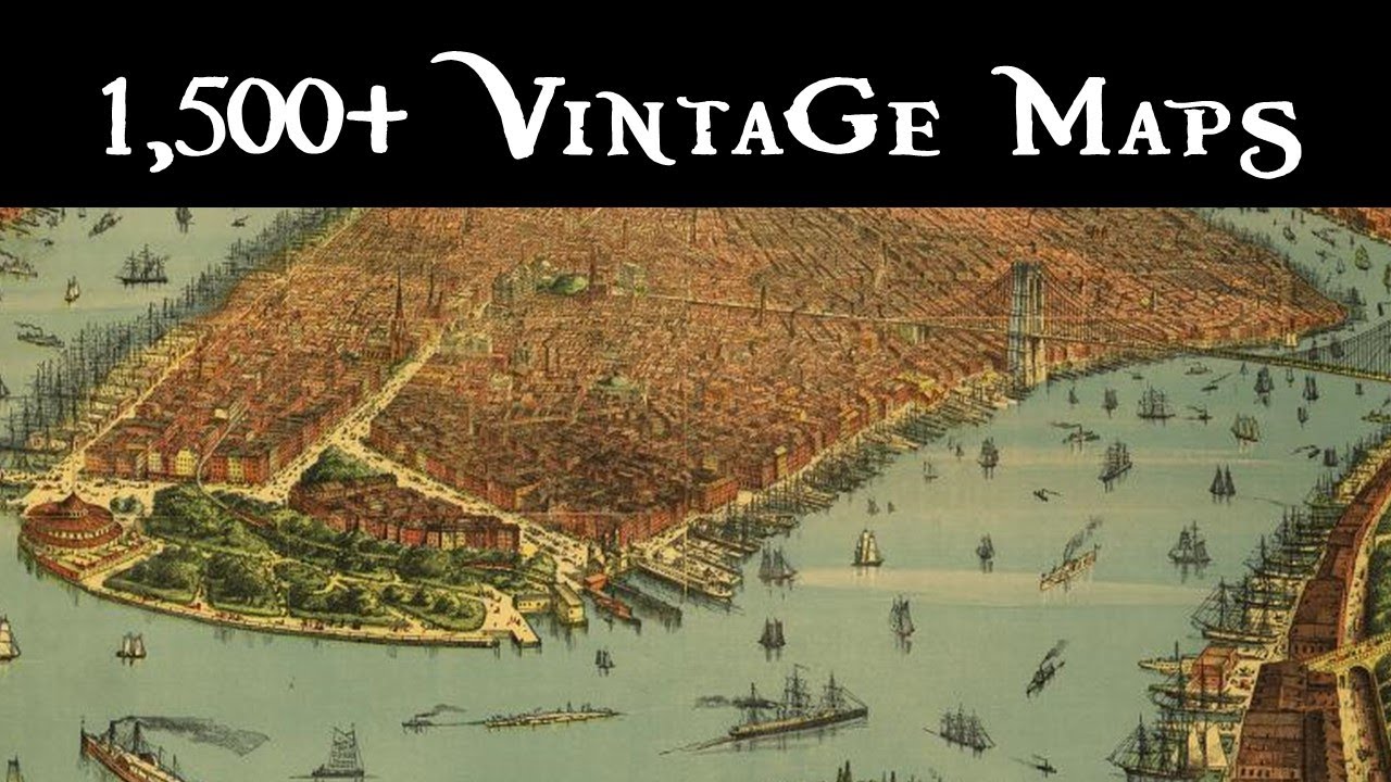 Free VINTAGE Panoramic Maps