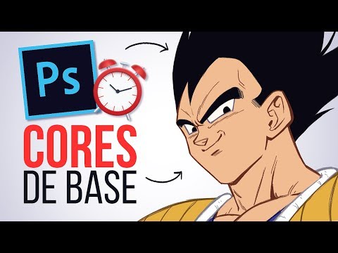 Como preencher CORES DE BASE no Photoshop em UM MINUTO! ⏰