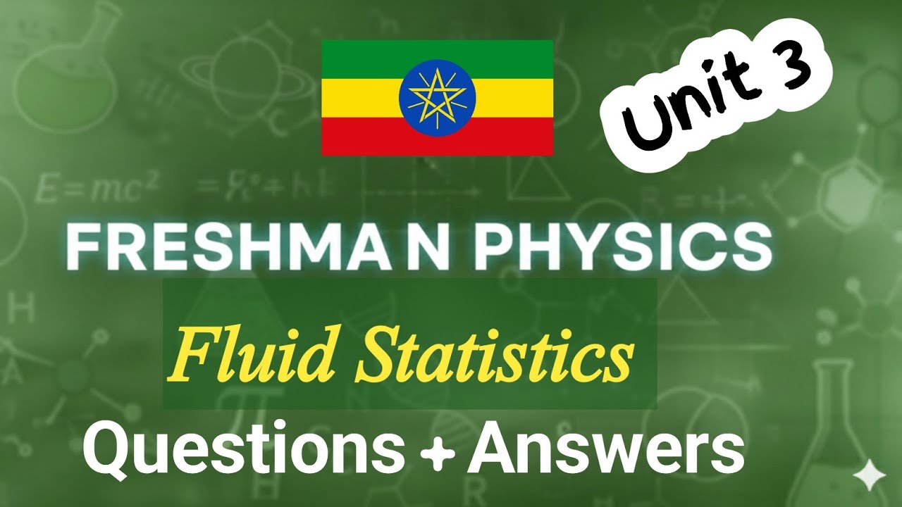 Freshman physics unit 3 Fluid mechanics : questions with answers 