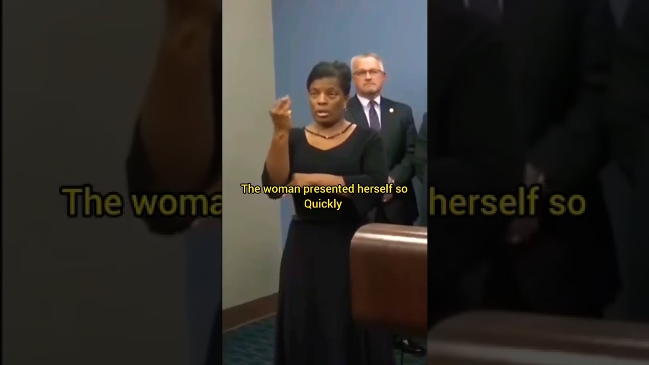 a women that fake to speak sign language in Florida #news #shorts