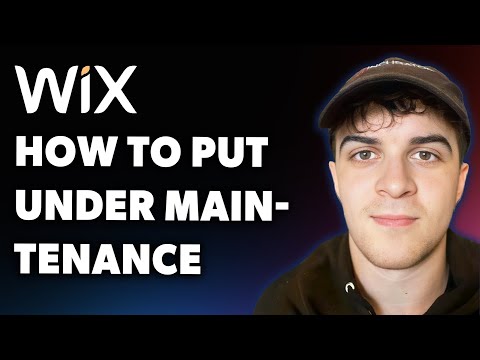 How to Put Wix Website Under Maintenance (Full 2025 Guide)