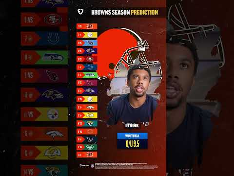 Cleveland Browns 2023 Schedule Prediction!