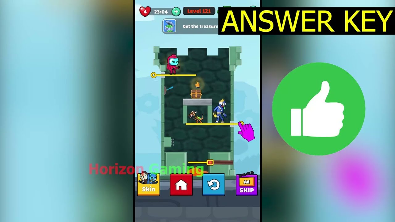 Rainbow Friends Pull The Pin LEVEL 121 Answer