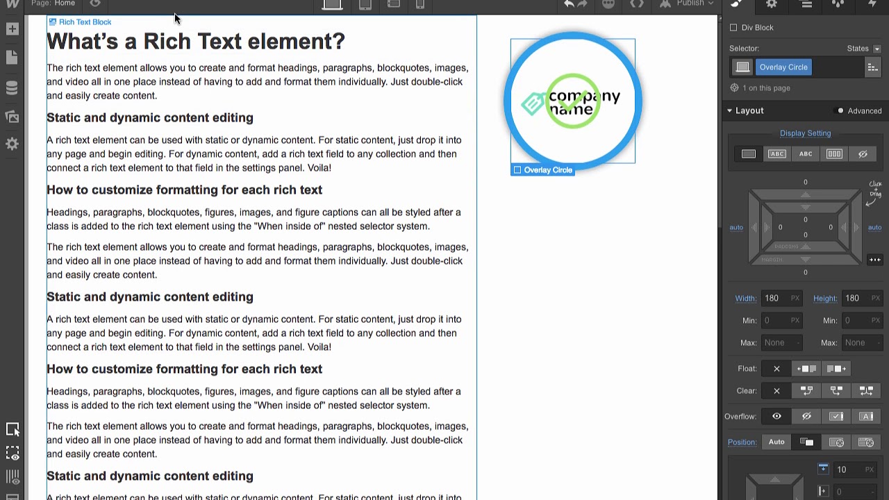 Circle Scroll Progress Indicator in Webflow