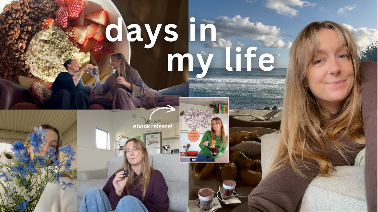 a chill weekly vlog | ingredient prep, lots of chats & releasing my ebook