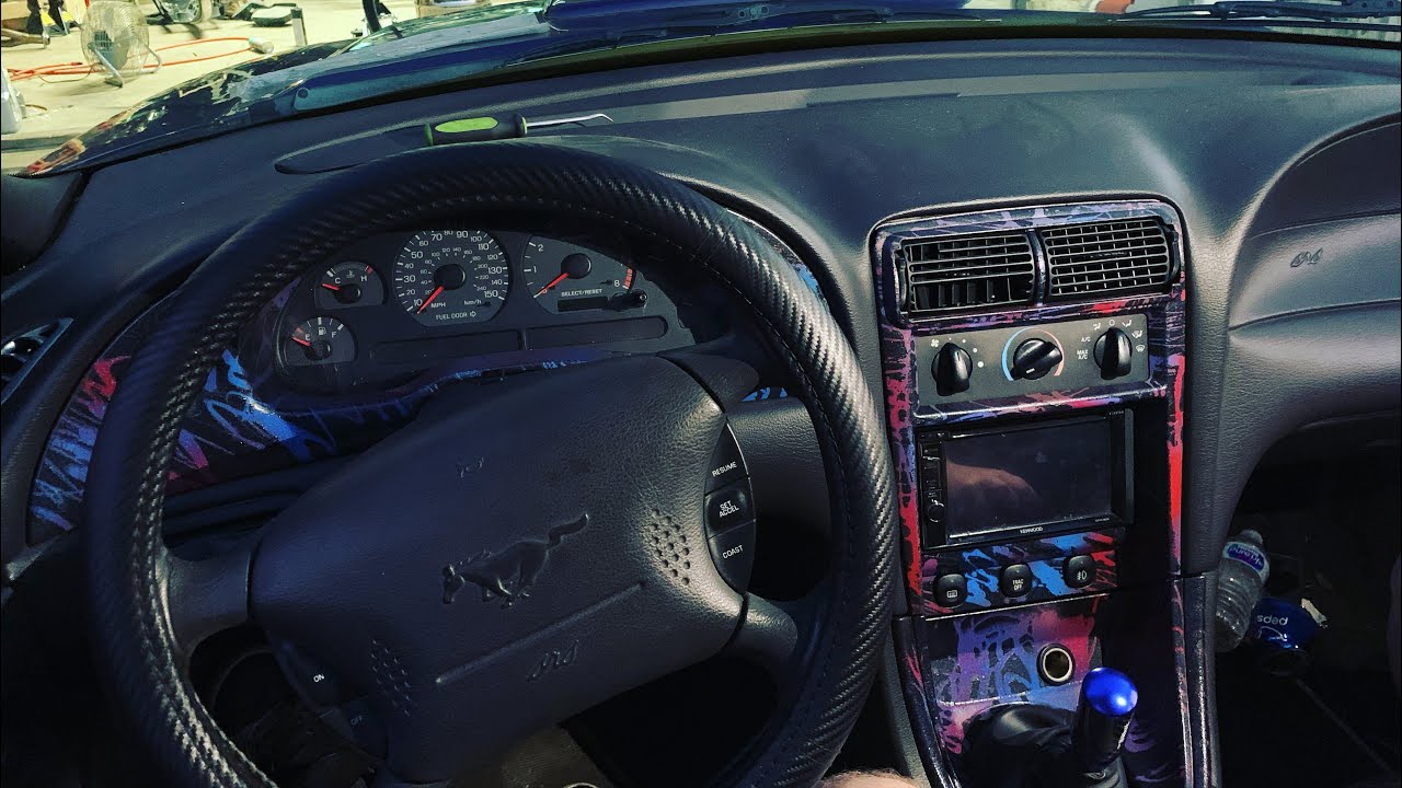 I Spray painted my mustang interior