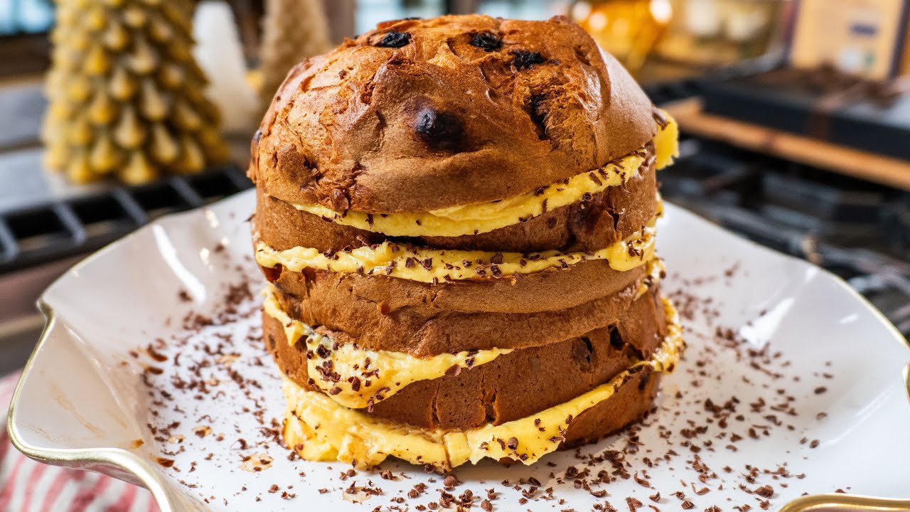 CHRISTMAS PANETTONE AL TIRAMISU 🎄✨