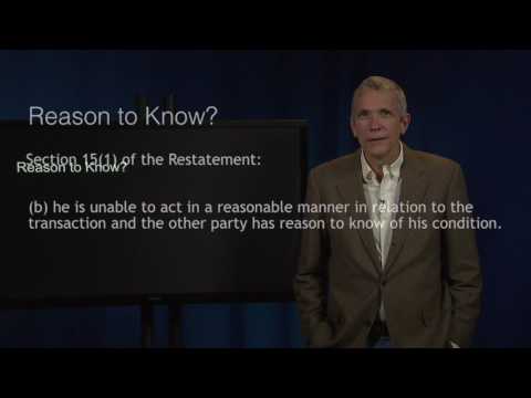 Contract Law 38 III Capacity to Contract