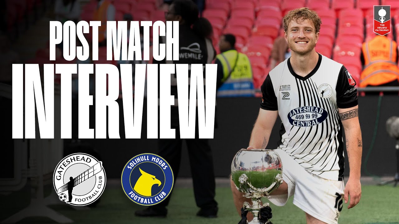 "It feels amazing" 🏆 | Greg Olley on winning the 2024 FA Trophy at ...