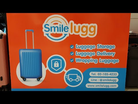 Luggage storage at Suvarnabhumi Airport, Bangkok, Thailand (2025) (4K) 3 options for luggage storage